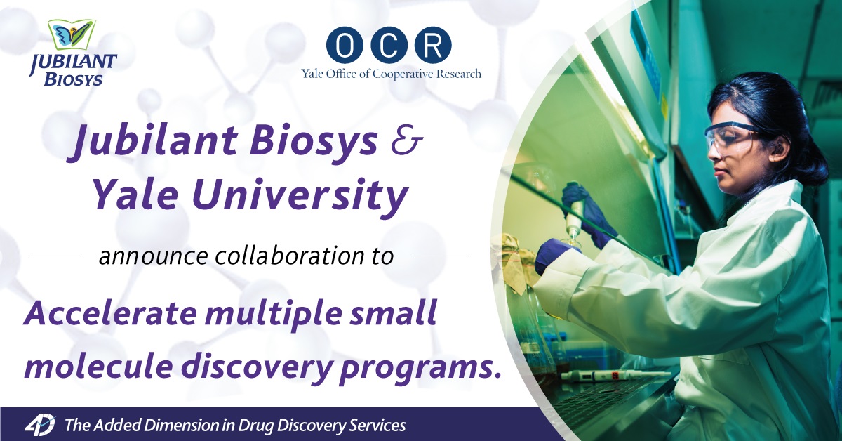 Jubilant Biosys and Yale University Announced Collaboration for ...